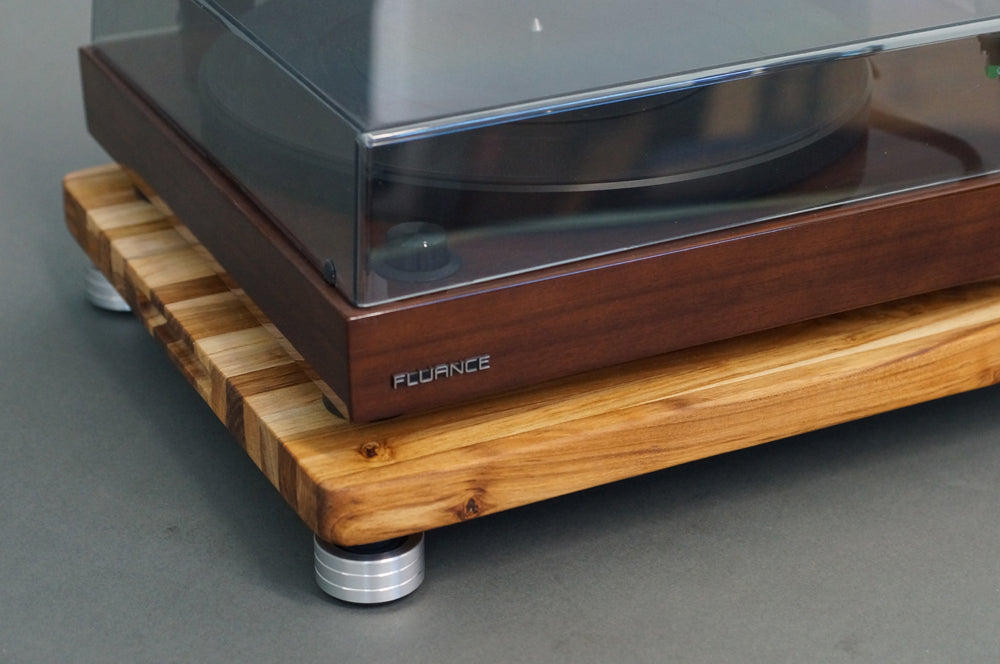 Make Turntable Isolation Platform With Wood Butchers Block From Amazon ...