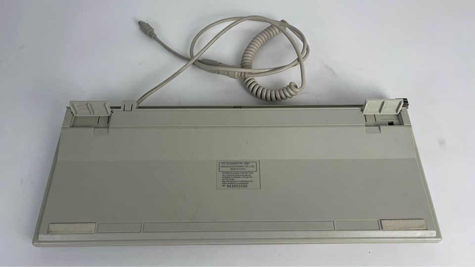 Fk-2001 White Alps Vintage Beige PC Keyboard Focus Click Keyboard, MOD ...