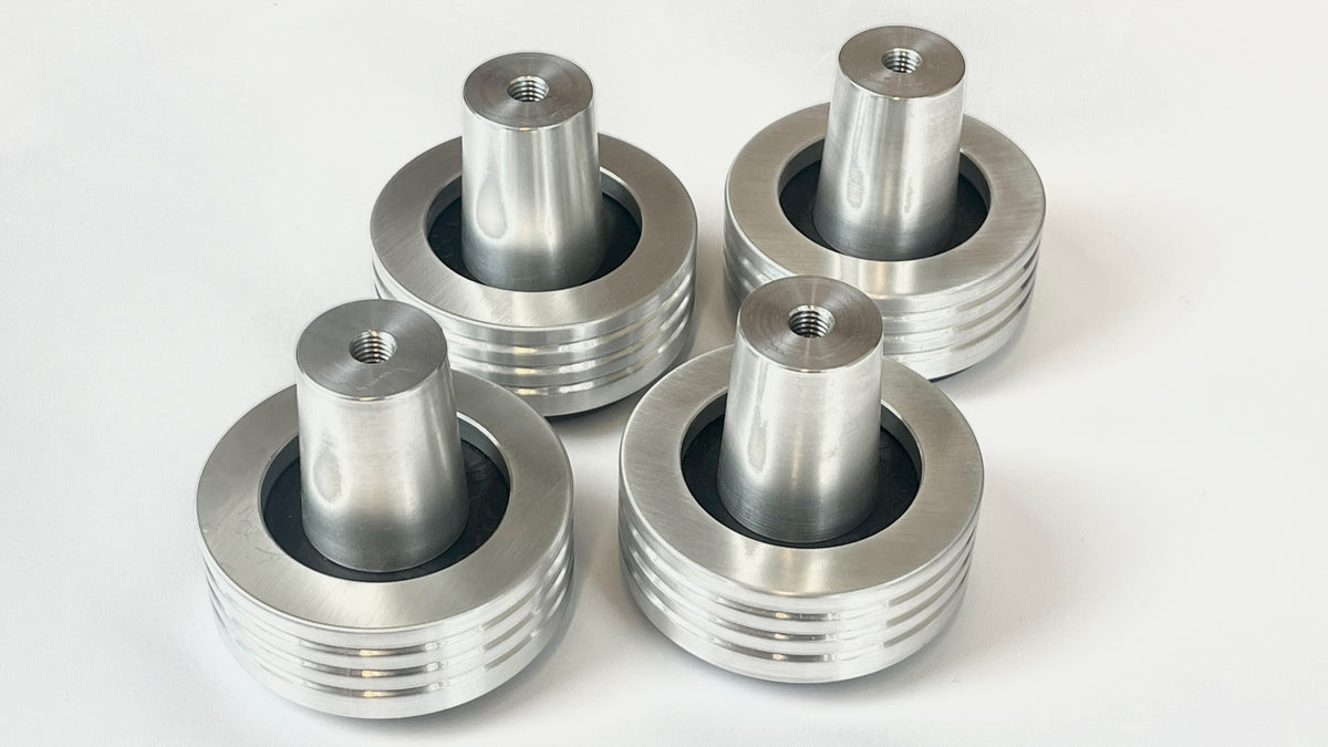 JVC QL-Y55F, QL-A75 Series Turntable Isolation Feet, Set Of Four ...