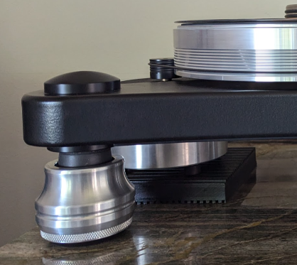 DC VPI TNT Turntable Motor Isolation Riser Pad, 6" x 6" x 7/8" Tall ...