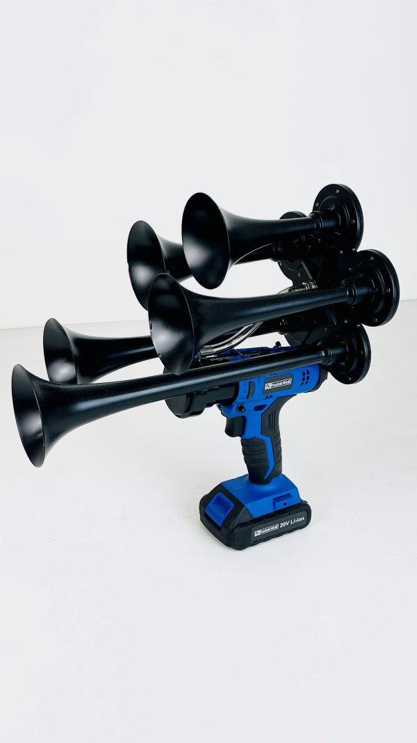 Super Loud Cordless Blow Horn Tool – Semi Truck, Cruise Ship, Train Ho ...