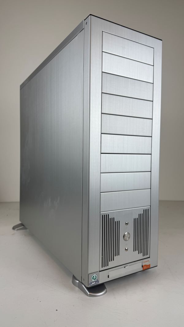 Vintage ATX Computer Case LIAN LI PC-7077A Silver Aluminum Full Tower ...
