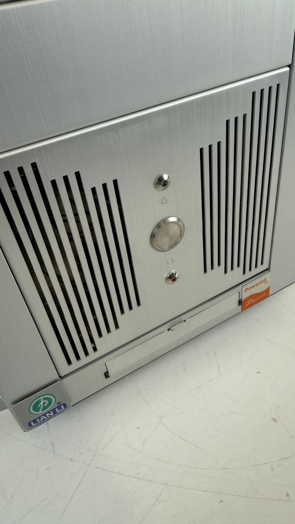 LIAN LI PC-7077A Silver Aluminum ATX Full Tower Vintage 2005 Computer ...