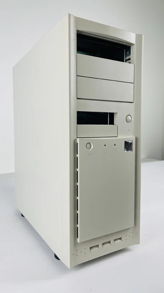 1998 Beige ATX Mid Tower Sleeper PC Case With Fan Cooling Mods – Mnpctech