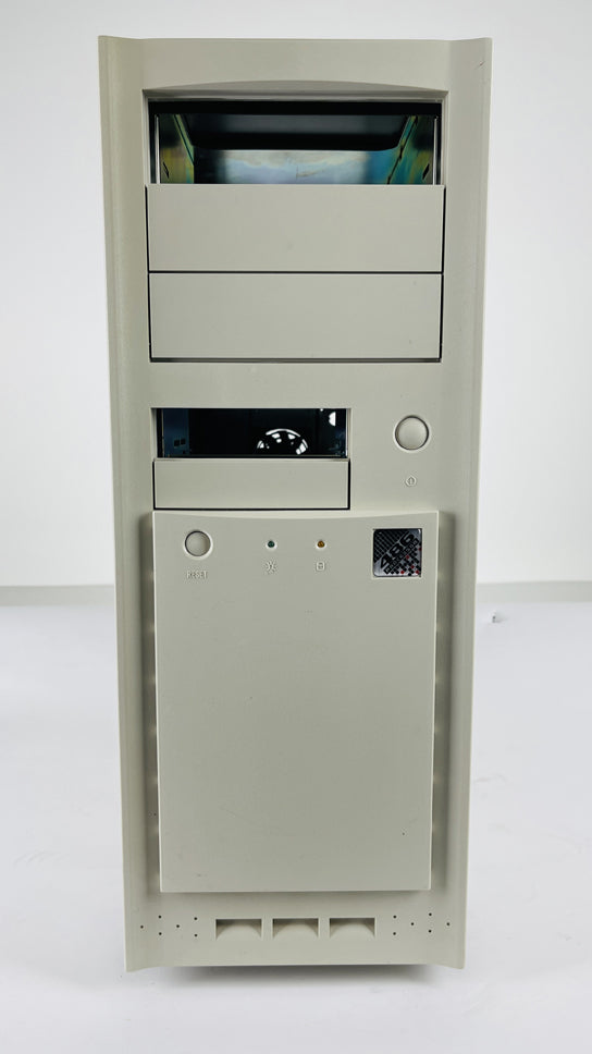 Vintage 486 Era Beige ATX Mid Tower Case With Cooling Fan Mods (USED ...