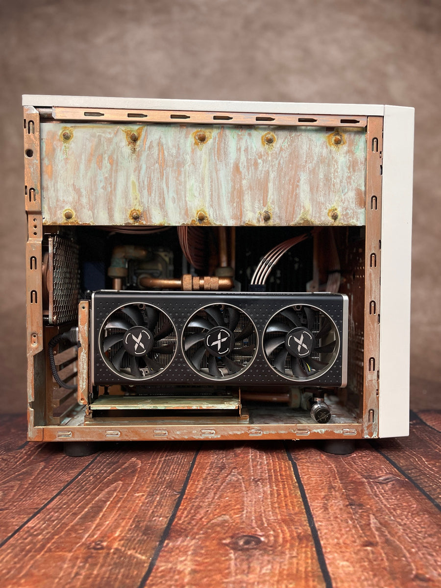 Retro-Style Beige Inwin Sleeper Gaming PC – Mnpctech