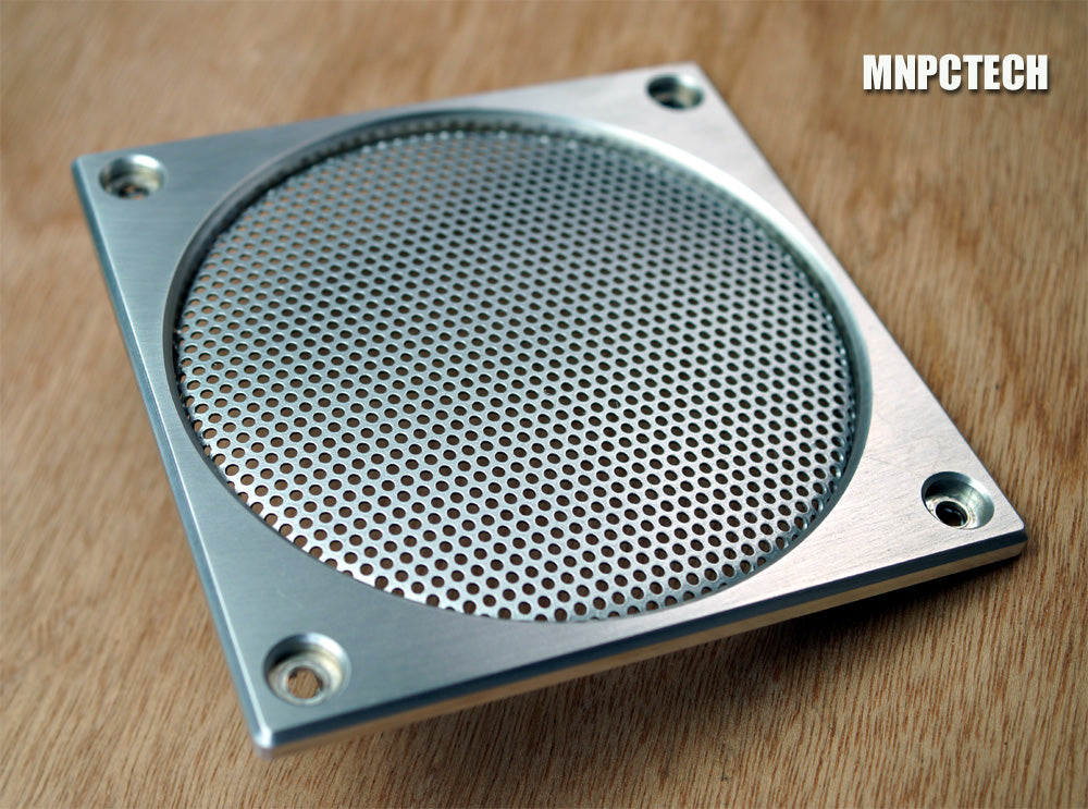 120mm Billet Pro-Line Round Hole PC Fan Grill by Mnpctech