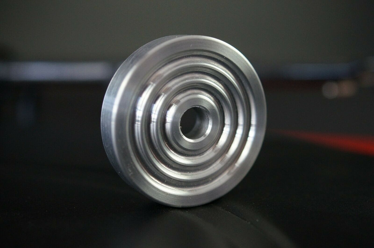 45 RPM Adapter - Aluminum - 7 inch Vinyl Record Dome 45 Adapter – Mnpctech