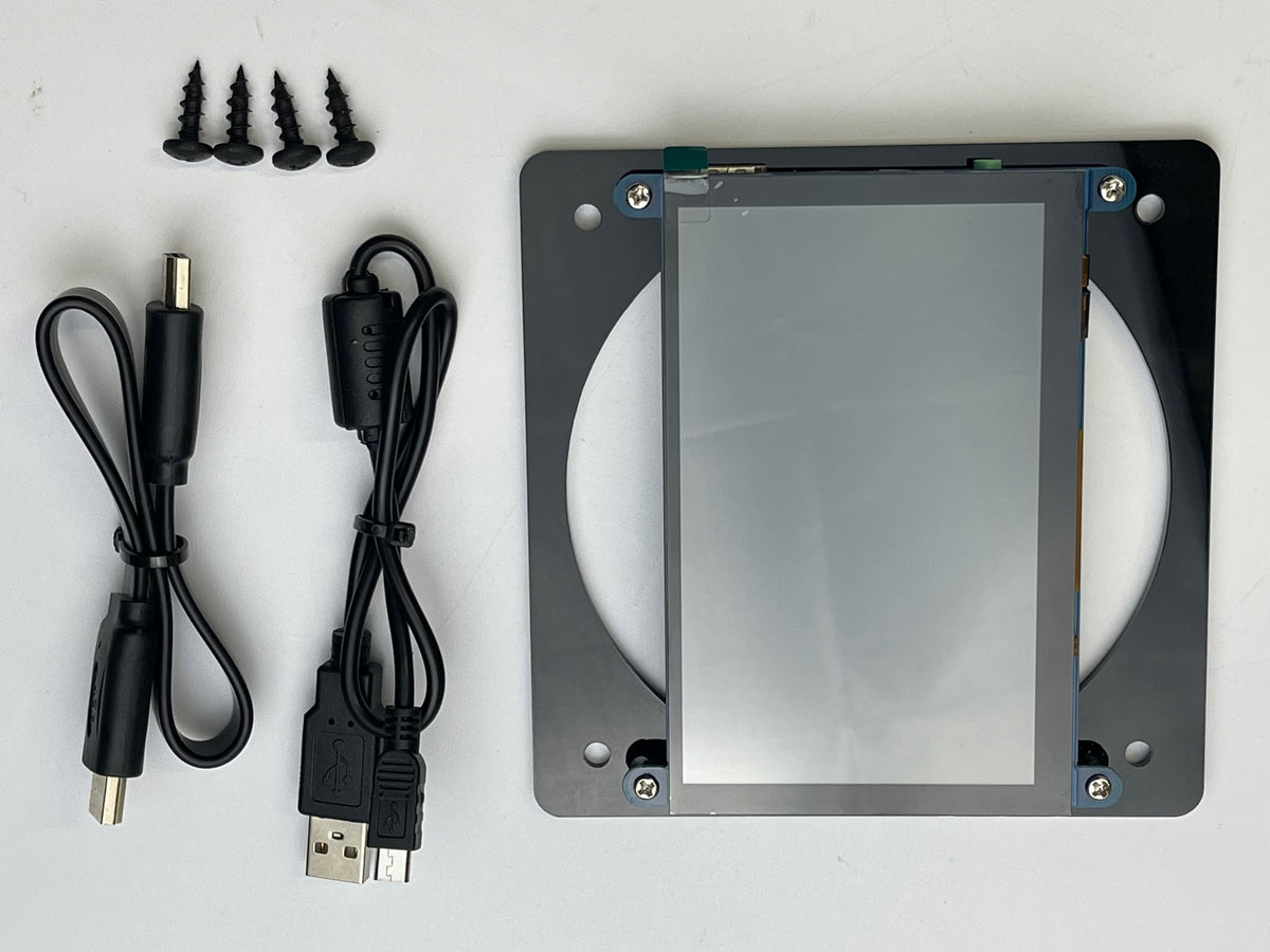 Mnpctech 5" LCD HDMI Display Screen Kit Mounts To PC Case Rear 120mm E