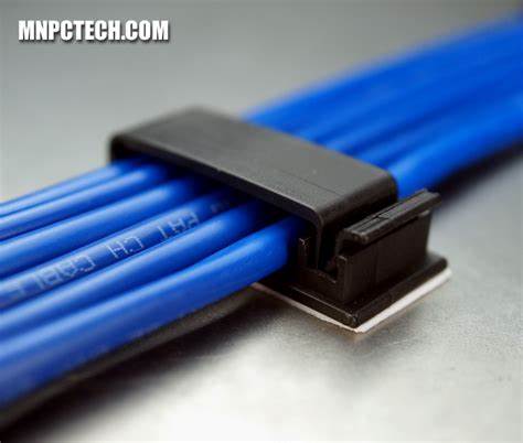 Ethernet Network Router Server Rack Wall Cable Organizer Adhesive Clam ...