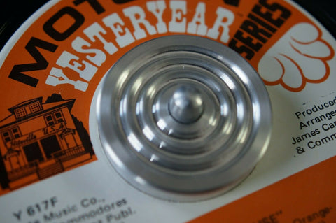 45 RPM Adapter - Aluminum - 7 inch Vinyl Record Dome 45 Adapter – Mnpctech