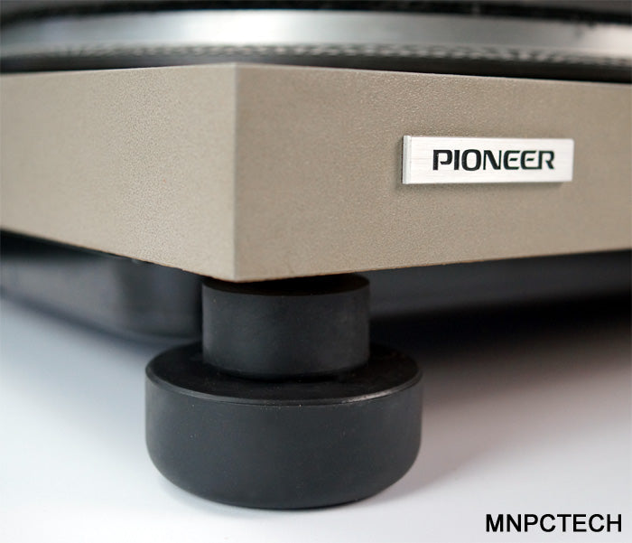 PIONEER PL-Series Black Pedestal Feet (HARD RUBBER), Set Of Four – Mnpctech