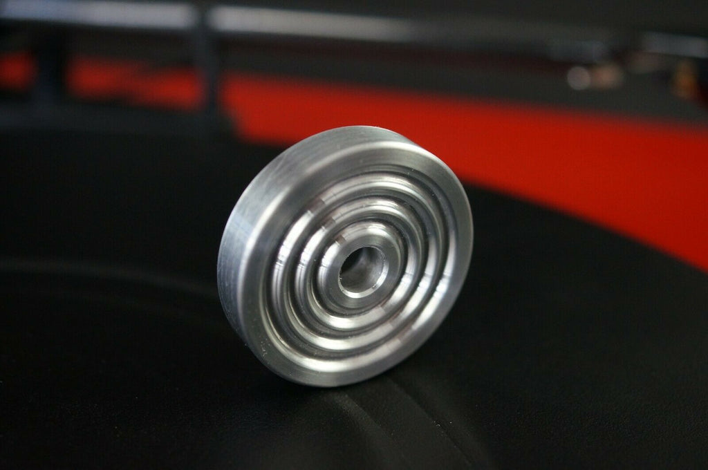 45 RPM Adapter - Aluminum - 7 inch Vinyl Record Dome 45 Adapter – Mnpctech