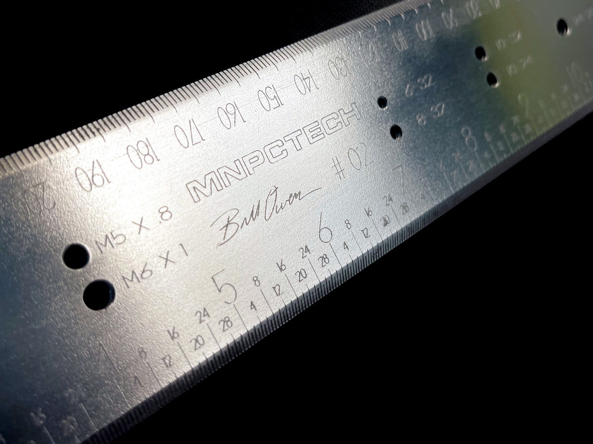 Mnpctech Limited Edition Stainless Steel PC Mod Gauge, Ruler & Referen