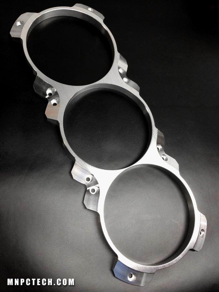 Mnpctech 360mm "Overkill Ring" Machined Aluminum PC Radiator & AIO CPU