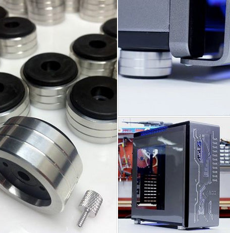 Grooved PC Case Feet, Large ATX EATX – Mnpctech