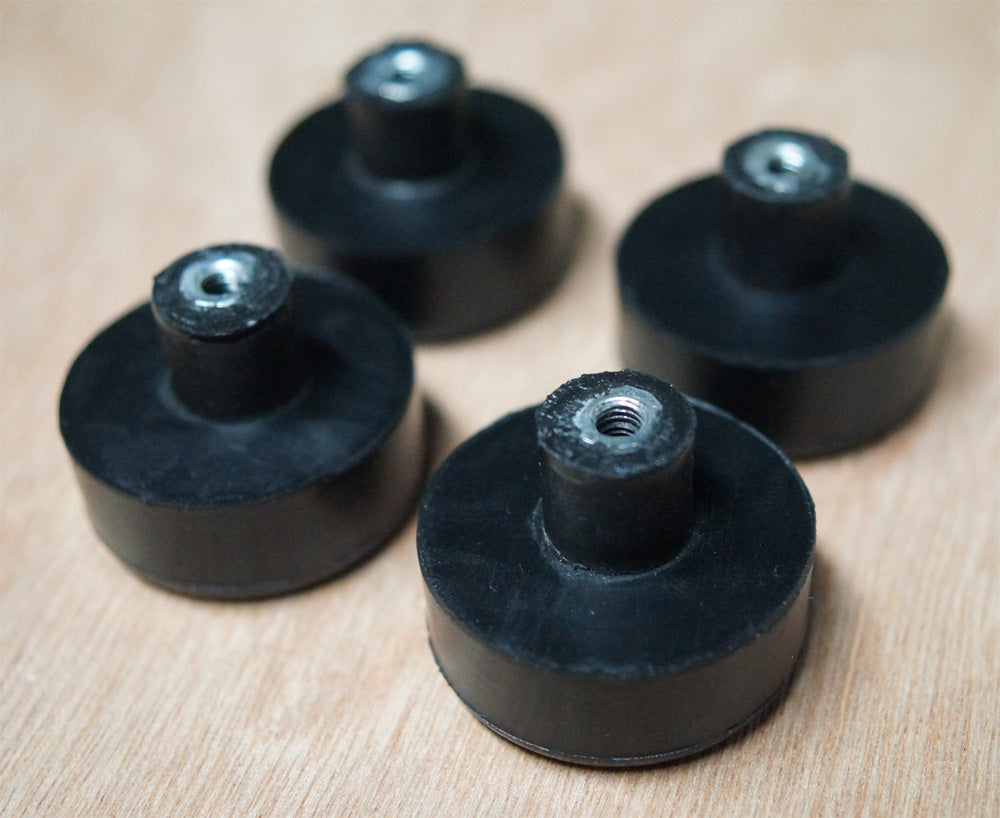 Rek-O-Kut Rondine Turntable Wood Plinth Base Rubber Feet (Four) – Mnpctech