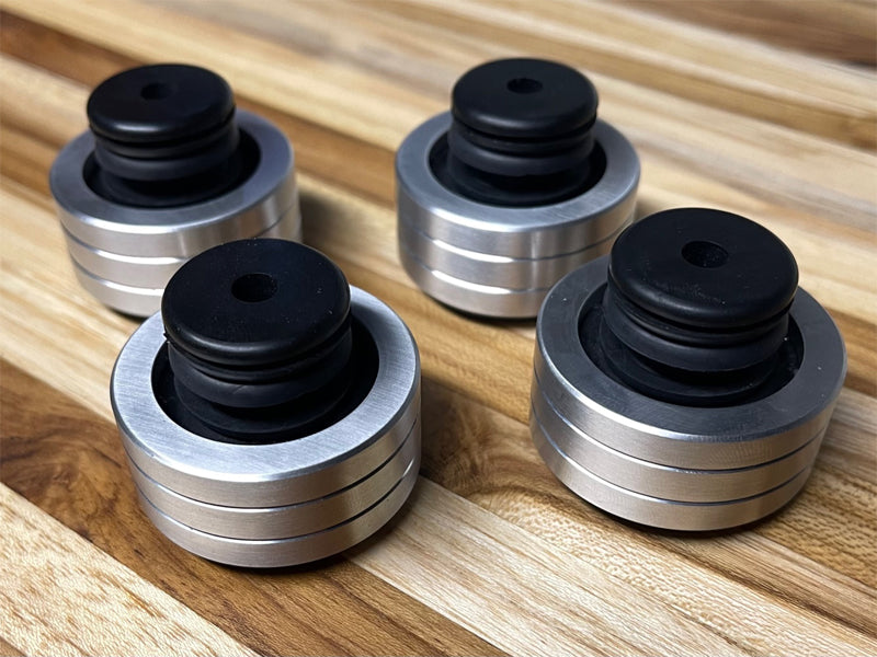 Turntable Record Player Wood Plinth Base Feet (Set of Four) – Mnpctech